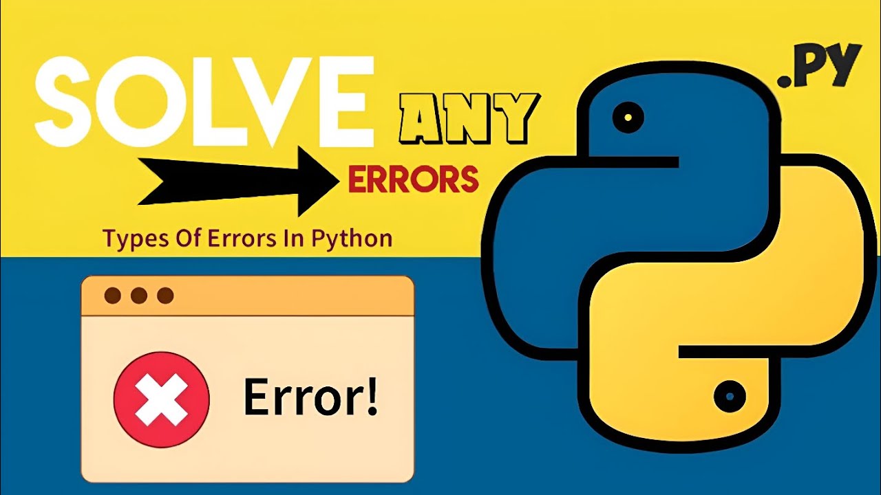 “Fix Any Python Error in Seconds! | Learn to Debug Python Code Like a Pro 🔥”