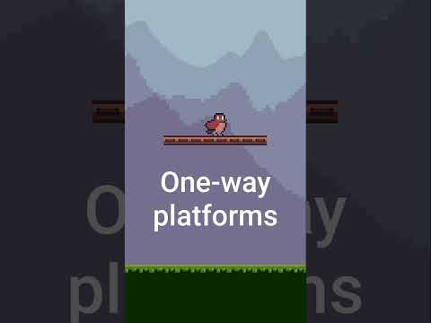 How passable (one-way) platforms work in game development!