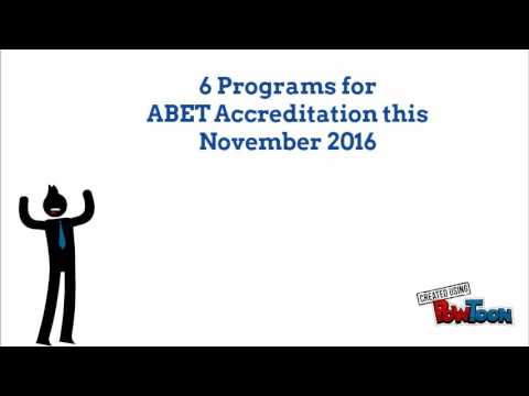 Accreditation Status ABET