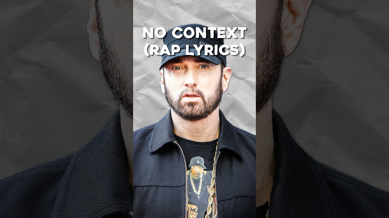 Rap Lyrics That Sound INSANE Out of Context