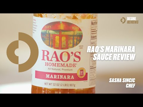 Rao's Marinara Sauce Review with Chef Sasha Sincic