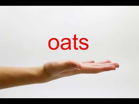 How to Pronounce oats - American English
