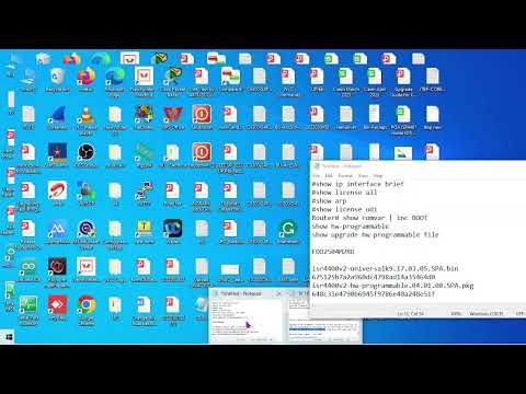Cisco ISR4461/K9 router IOS and CPLD version upgrade guide