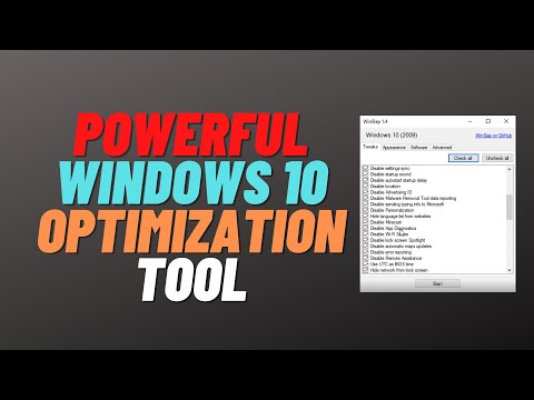 Powerful Windows 10 Optimization Tool