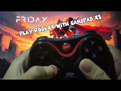 How to play roblox with gamepad x3 on pc Linux