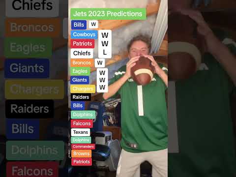 2023 Jets Schedule Prediction
