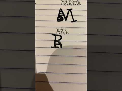 Making the Name Ari into a Logo!!