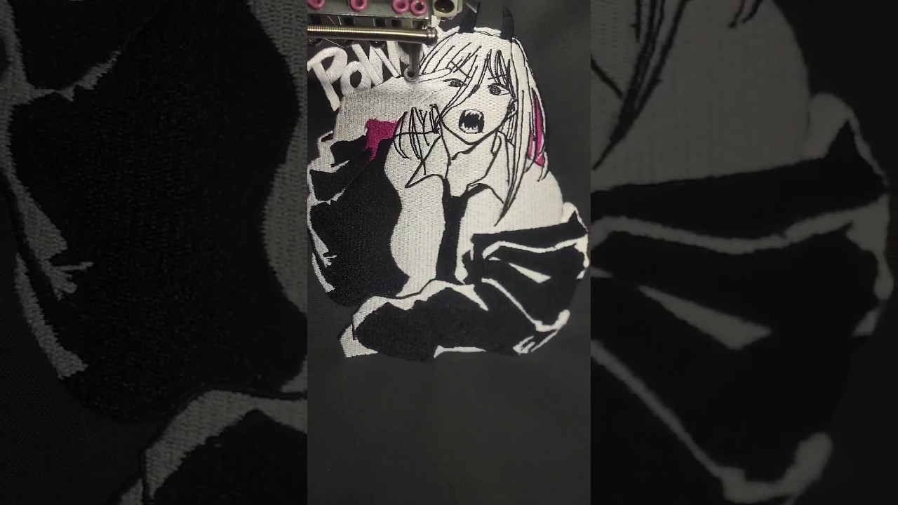 I can see you  🪡 #crownemb #trendingshorts #youtubeshorts #trending #embroidery #custom #art