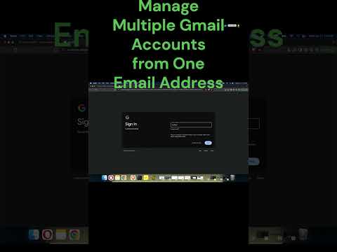Manage Multiple Gmail Accounts from One Email Address – Step by Step Tutorial #shorts