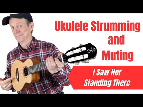 Left Hand Ukulele Technique - I Saw Her Standing There - Beatles Ukulele