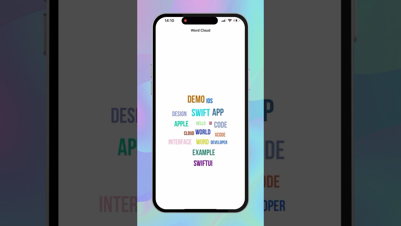 ☁️ Create an Amazing Word Cloud Generator with SwiftUI! 🚀🎨