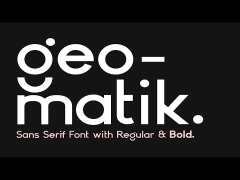 Geomatik Modern Sans Serif Font Font Free Download