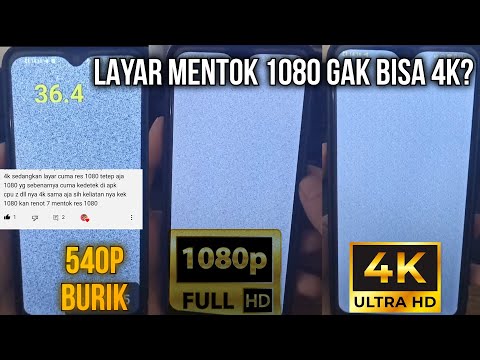UBAH RESOLUSI 4K GAK NGARUH? CARA MENGUBAH RESOLUSI HP KENTANG ANDROID KE 4K 4680 X 2160p QUALITY