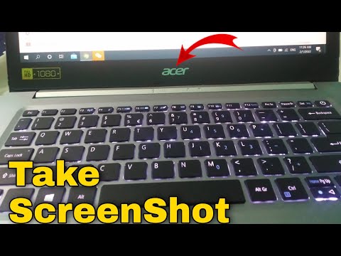 How To Take a Screenshot on Acer laptop