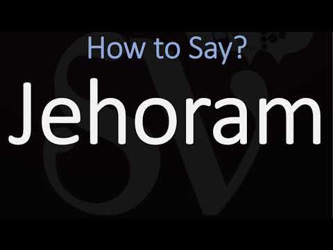 How to Pronounce Jehoram? (CORRECTLY) English & Hebrew Pronunciation