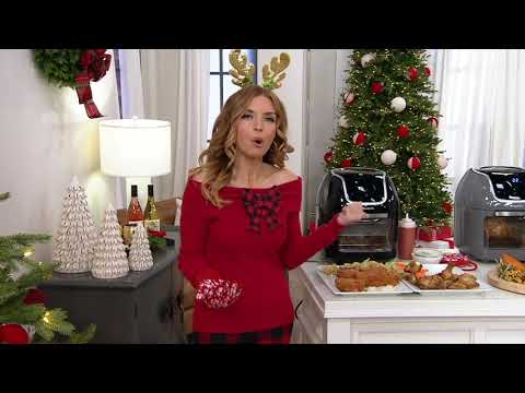 PowerXL 1700W 10-qt Vortex Air Fryer Pro Oven /w Presets on QVC