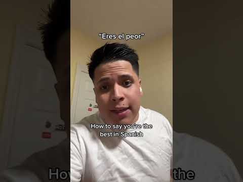 How to say you’re the best in Spanish #relatable #shorts