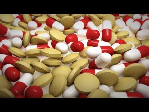 Red-White and Yellow Medical Pills | Motion Graphics - Videohive template