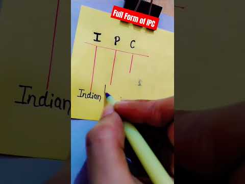 Full Form of IPC | Indian penal code | Meaning of IPC | #shortsfeed #shorts #fullform #yt #gk #shots