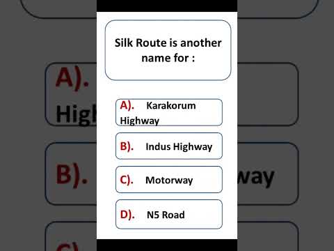 Silk Route is another name for |