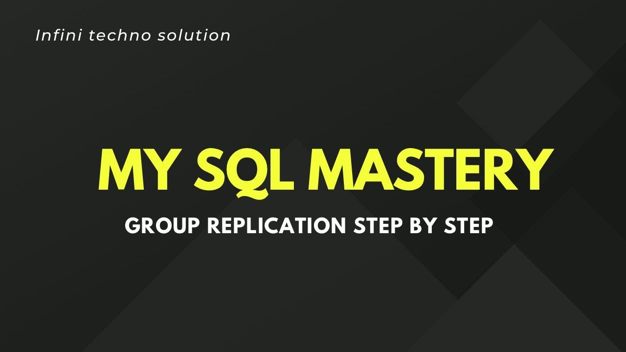 MySQL Multi-Master Group Replication | Step-by-Step Setup Guide
