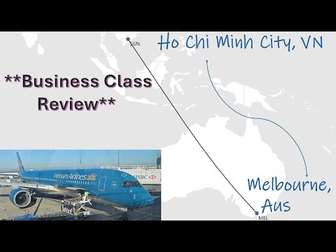 Vietnam Airlines A350 Business Class (MEL-SGN)