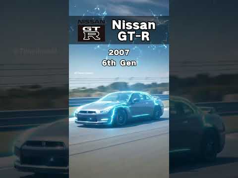 A brief history of Nissan GTR's automotive evolution (1969-2025)#GTR #NissanGTR #Nissan #cars