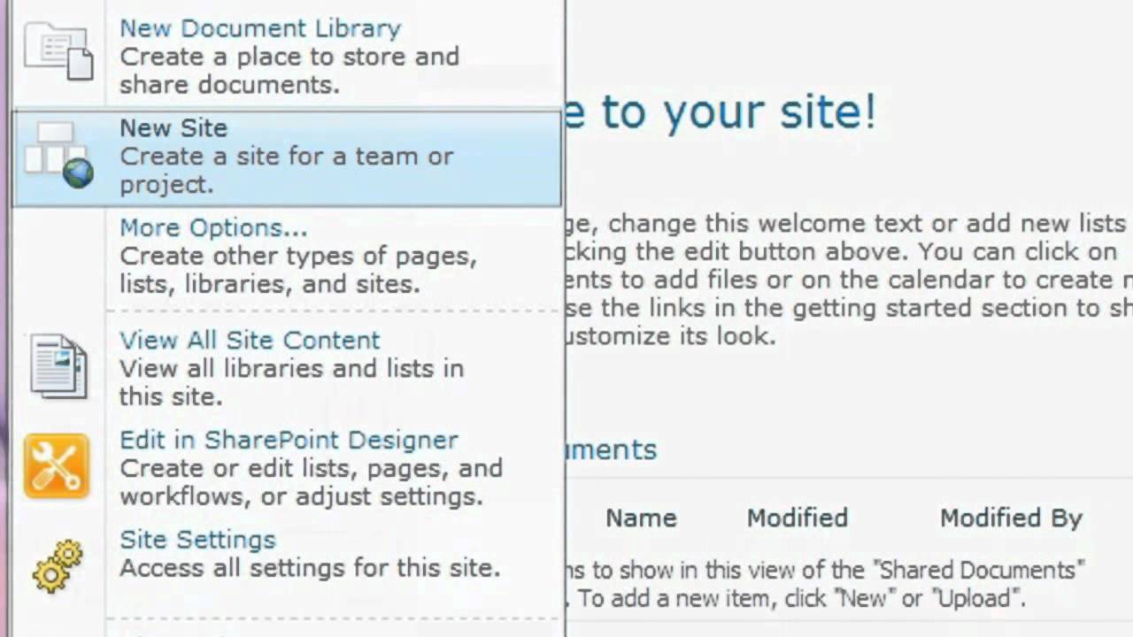 Creating a Doc workspace