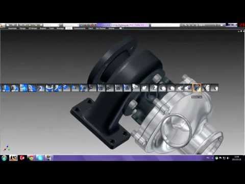 inventor drawing turbo