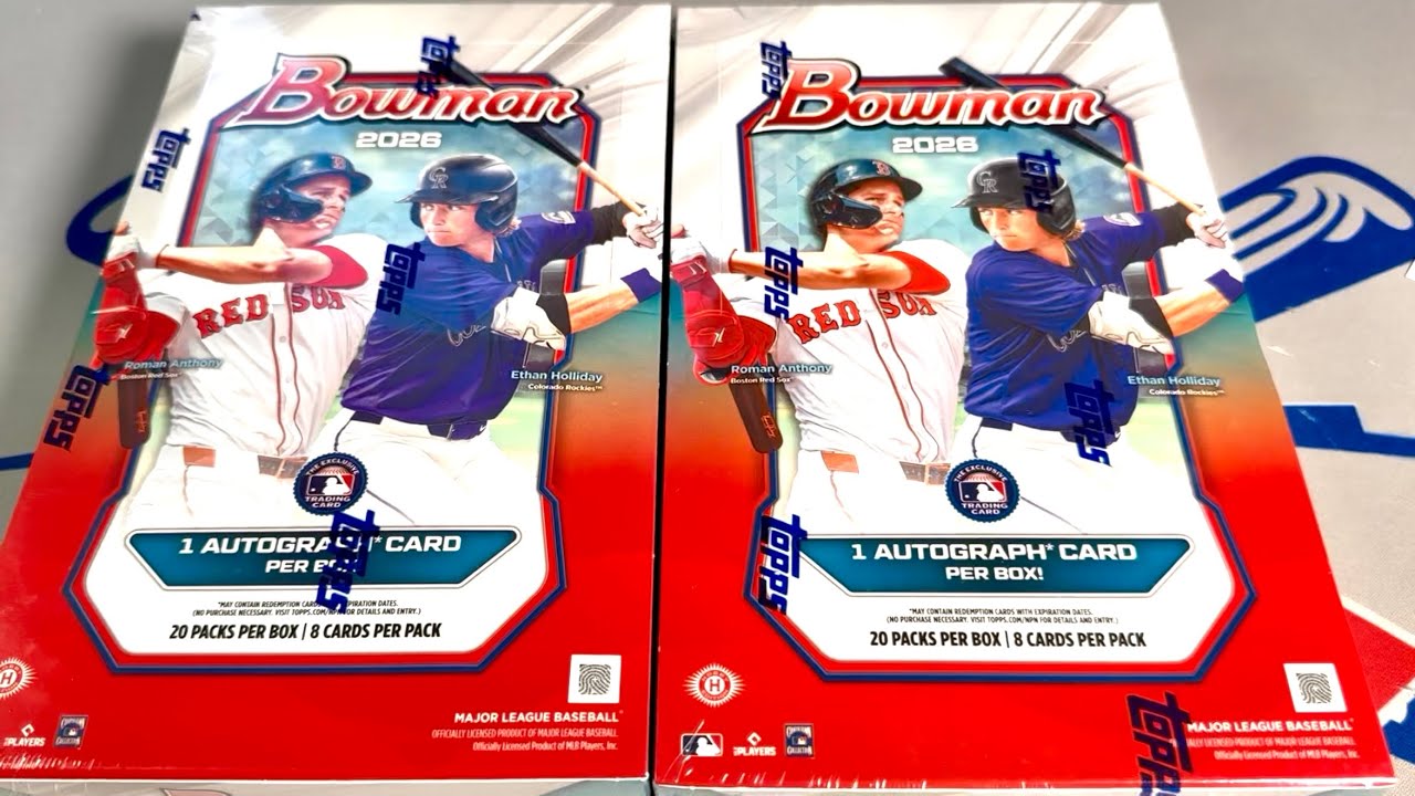NEW RELEASE!  2026 BOWMAN HOBBY BOXES!