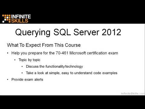 Microsoft SQL Server 2012 Certification Training Exam 70-461 - learn Microsoft 70-461