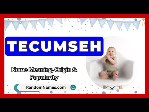 Tecumseh - Baby Boy Name Meaning, Origin & Popularity - RandomNames.com