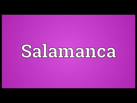 Salamanca Meaning