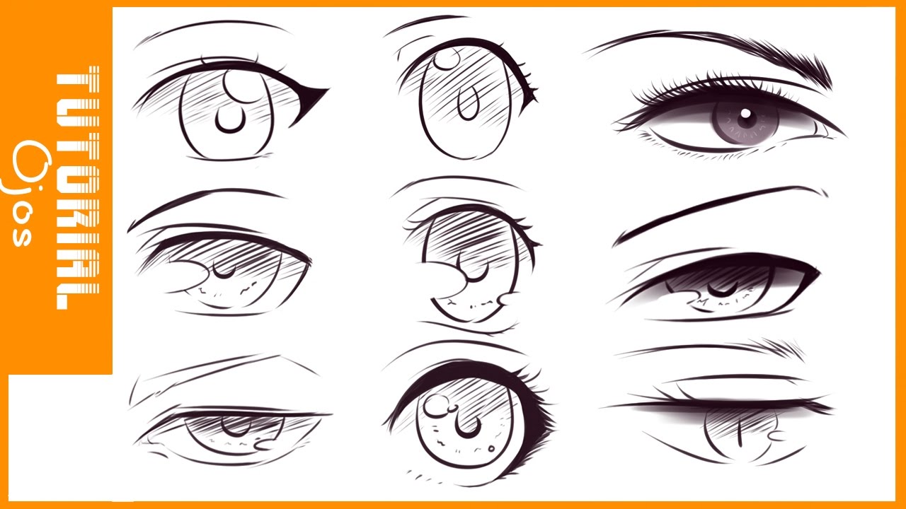 DRAWING TUTORIAL #2 / How to draw anime style eyes