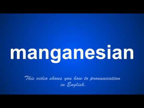 the correct pronunciation of manichaeism in English.