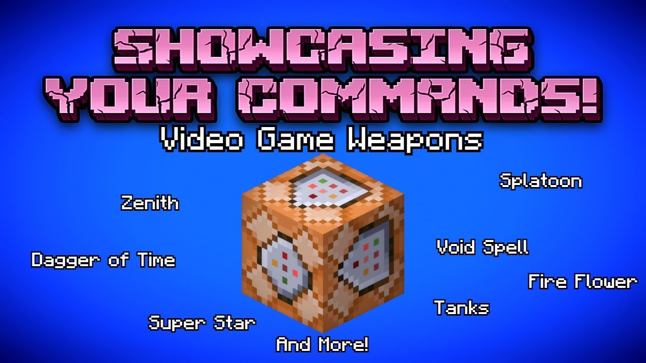 Video Game Weapons - Command Block Challenge!