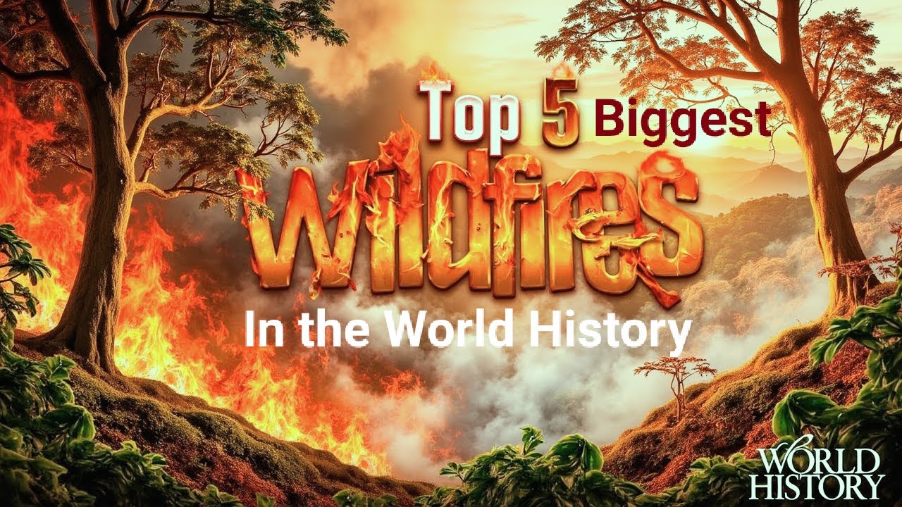 Top 5 biggest Wildfire | Biggest Wildfires in the world | Los Angeles Wildfire | California Wildfire