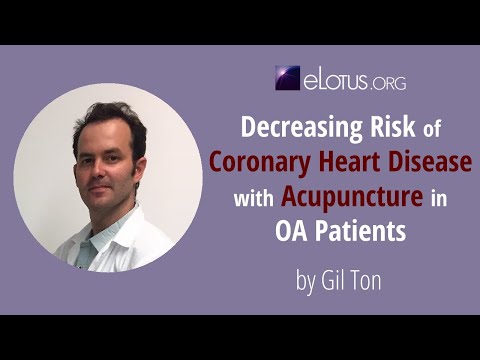 Decreasing Risk of Coronary Heart Disease with Acupuncture in OA Patients