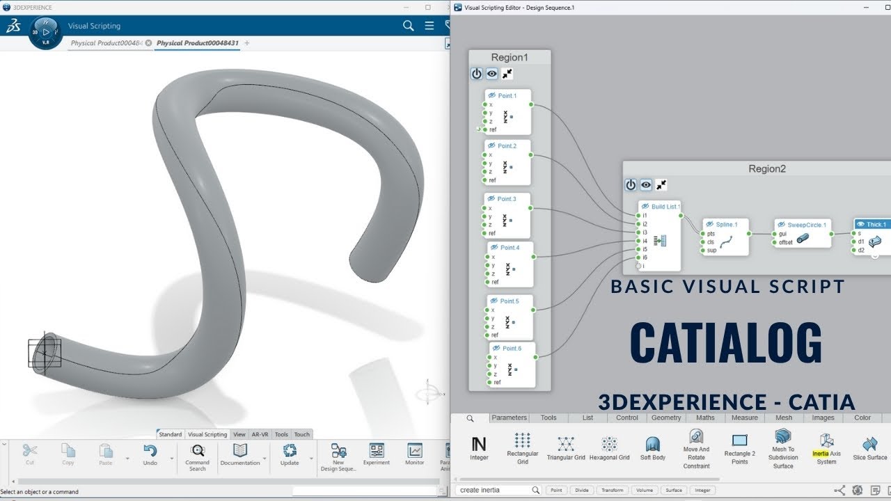 3Dexperience CATIA - Visual Script - CATIALOG