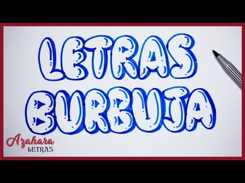 Curso de lettering - Lección 28: Letras Burbuja Graffiti ✅ (Alfabeto Completo)