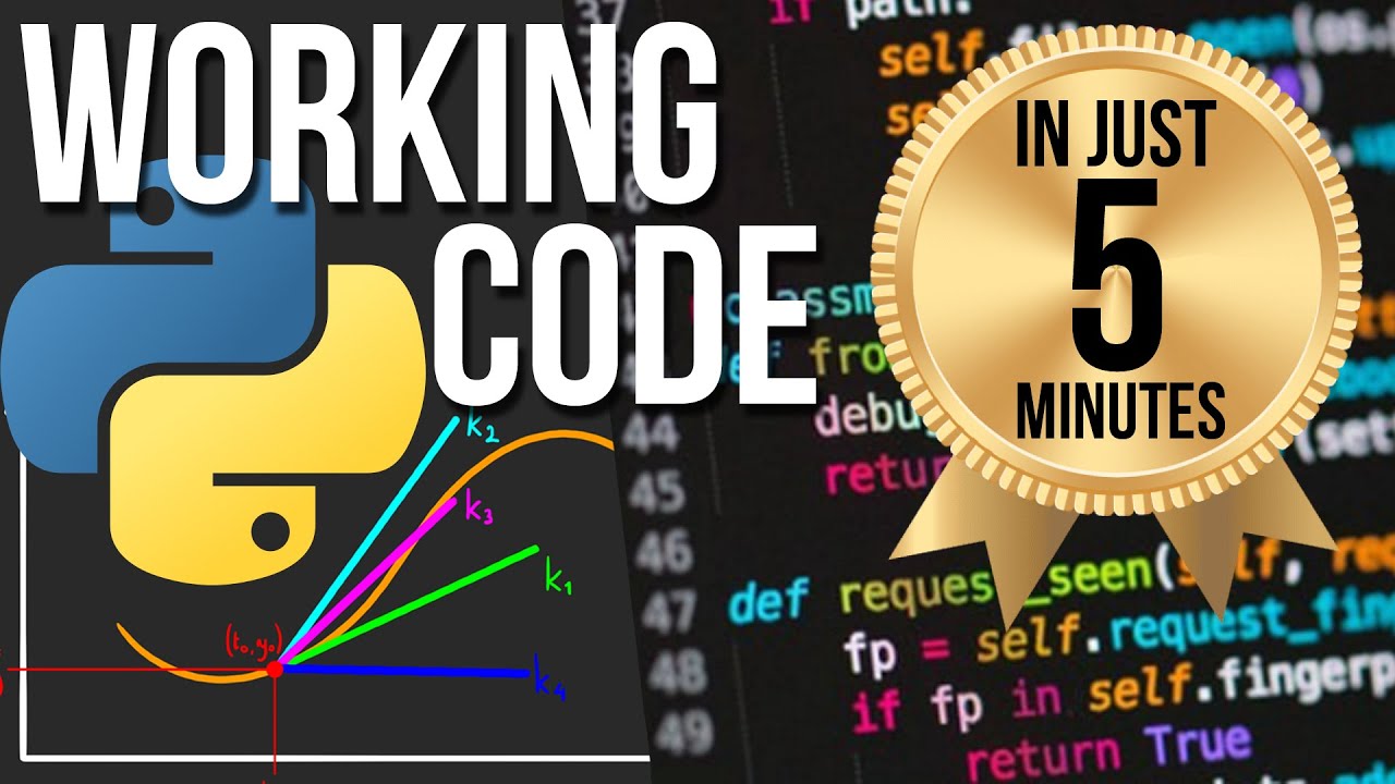 RUNGE-KUTTA: SHORT Explanation + Python script