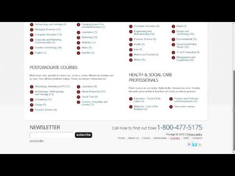 Career Education Responsive Website Template