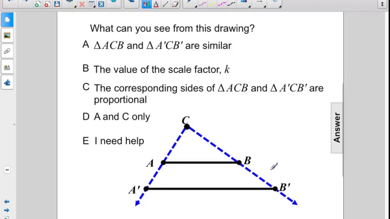 Geometry Transformations Released PARCC Q Q103