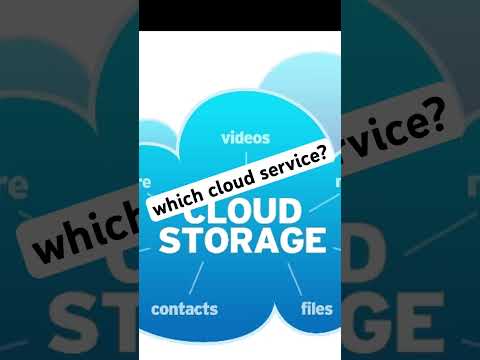 Which major cloud service do you use to backup your files? GoogleOne Onedrive Dropbox Icloud 2024
