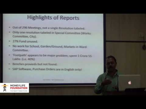 Using RTI to evaluate Municipal Corporators - Anand Bhandare