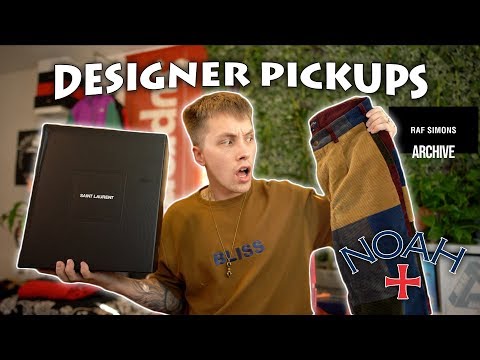 Designer Pickups feat. Raf Simons Archive, Saint Laurent, Noah, Suicokes, 424, etc