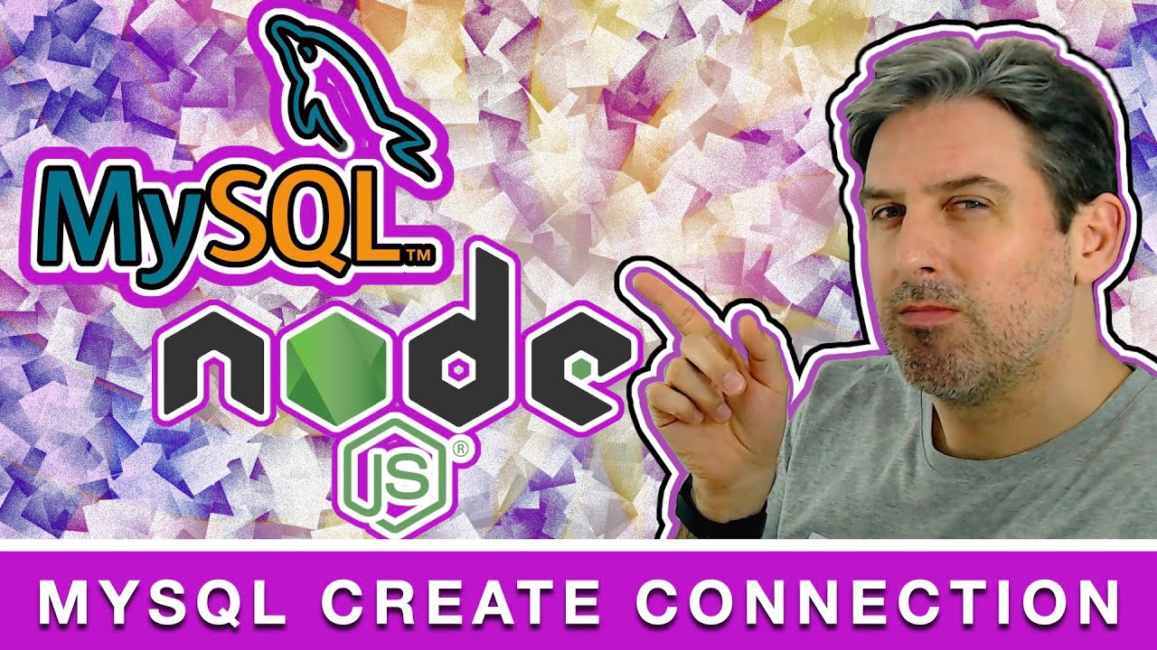 Node MySQL Create Connection to a Database using Javascript