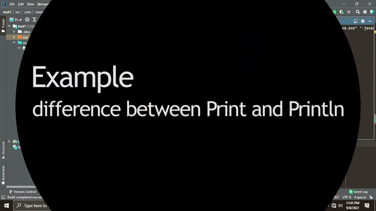 Display output with print function in java.