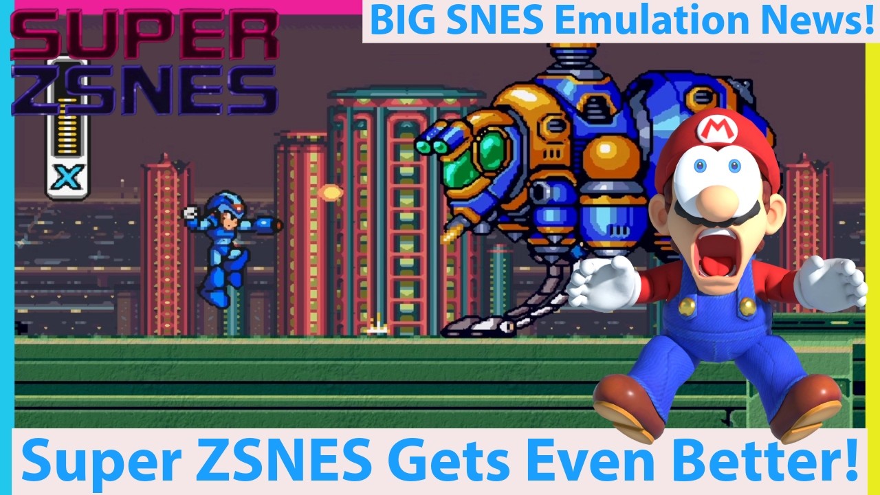 Super ZSNES Updated! New SNES Emulation Gets Better