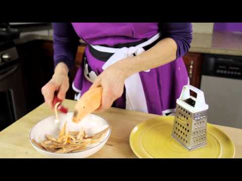How to Grate a Sweet Potato